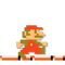 Super Mario Bros. 8-Bit Stickers LINE WhatsApp Sticker GIF PNG