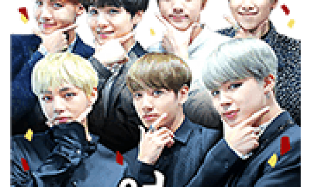 BTS Stickers LINE WhatsApp Sticker GIF PNG