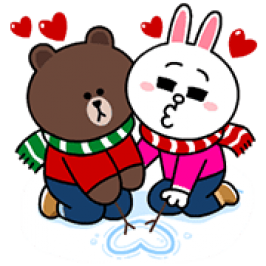 Movie Brown & Cony Special LINE WhatsApp Sticker GIF PNG