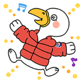 Moncler Monduck LINE WhatsApp Sticker GIF PNG