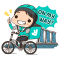 Awesome Food Delivery With Deliveroo! LINE WhatsApp Sticker GIF PNG