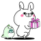 Rabbit 100% × LINE STORE LINE WhatsApp Sticker GIF PNG