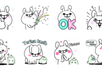 Rabbit 100% × LINE STORE LINE WhatsApp Sticker GIF PNG