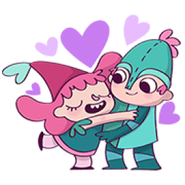 Knight Protector Family LINE WhatsApp Sticker GIF PNG