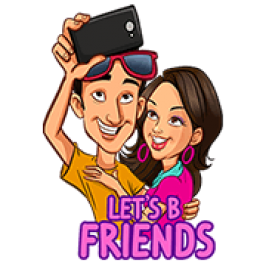 The Histrionic Friends LINE WhatsApp Sticker GIF PNG