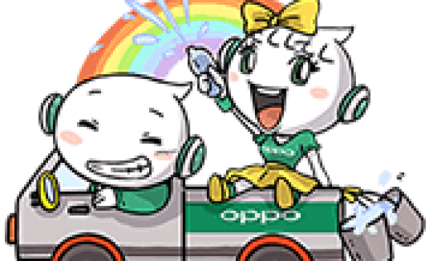 OPPO: Nong Opp & Oily ♪ + Animated LINE WhatsApp Sticker GIF PNG