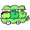 Pea's Peaceful Life! LINE WhatsApp Sticker GIF PNG