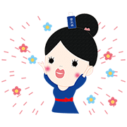 Setsuko's Daily Life LINE WhatsApp Sticker GIF PNG