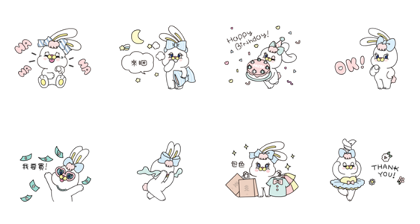 PAZZO × RICO: It's A Girl's Life LINE WhatsApp Sticker GIF PNG