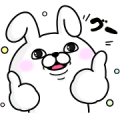 Rabbit 100% × Coca-Cola LINE WhatsApp Sticker GIF PNG
