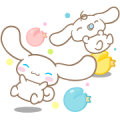 LINE POP2 × Cinnamoroll LINE WhatsApp Sticker GIF PNG