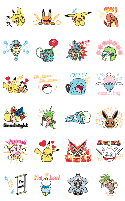 25+ Ide Populer Pokemon WhatsApp Stickers
