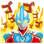 FamilyMart × Ultraman LINE WhatsApp Sticker GIF PNG