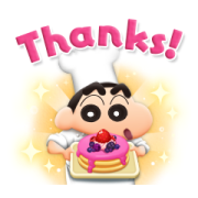 LINE CHEF × Crayon Shin-chan LINE WhatsApp Sticker GIF PNG