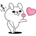 Rabbit 100% × Coca-Cola LINE WhatsApp Sticker GIF PNG