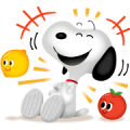 LINE Bubble 2 × Snoopy LINE WhatsApp Sticker GIF PNG