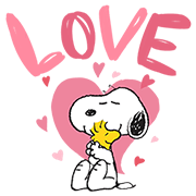LINE Bubble 2 × Snoopy LINE WhatsApp Sticker GIF PNG