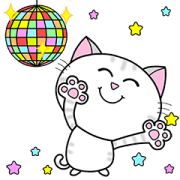 Cool Happy Cats × RMS Blessing Songs LINE WhatsApp Sticker GIF PNG
